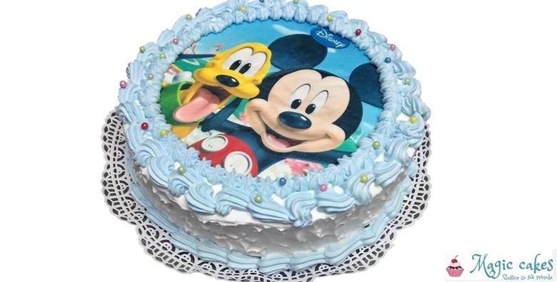 Dječja torta s jestivom ukrasnom slikom i ukusnom bavarskom kremom ...